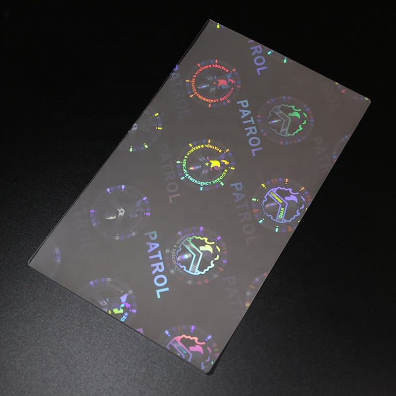 Custom Hologram SecurityOverlay/Pouch